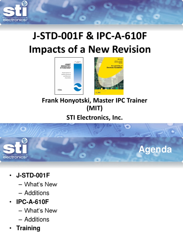 Houston Impact of J-STD-001F and IPC-A-610F Changes | PDF | Printed Circuit Board | Solder