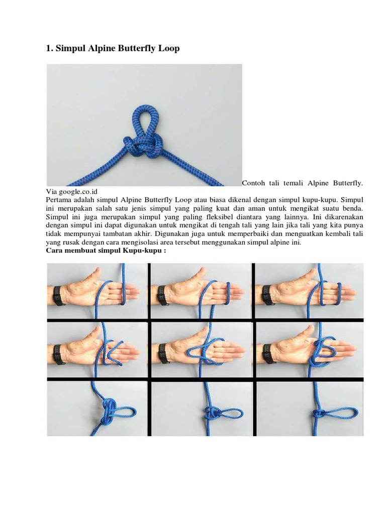 01 Macam-Macam Simpul | PDF | Seni & Disiplin Bahasa | Kajian Bahasa Asing