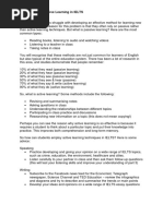 EFDT Learning Plan | PDF | Educational Assessment | Dances