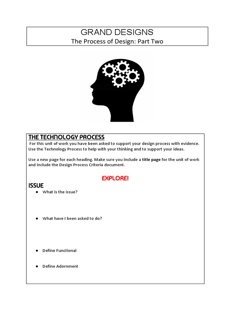 The Technology Process | PDF | Prototype | Design