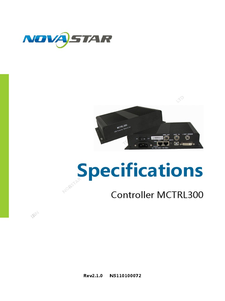 Controller MCTRL300 | PDF | Video | Usb