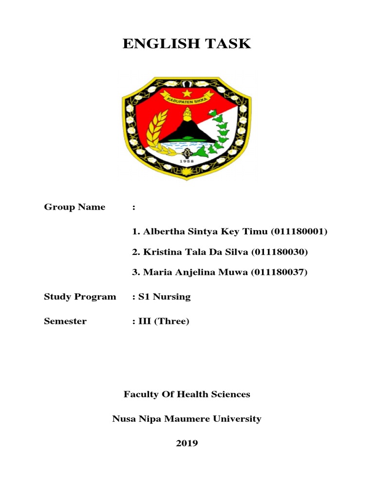 English Task: Group Name | PDF | Self-Improvement | Wellness