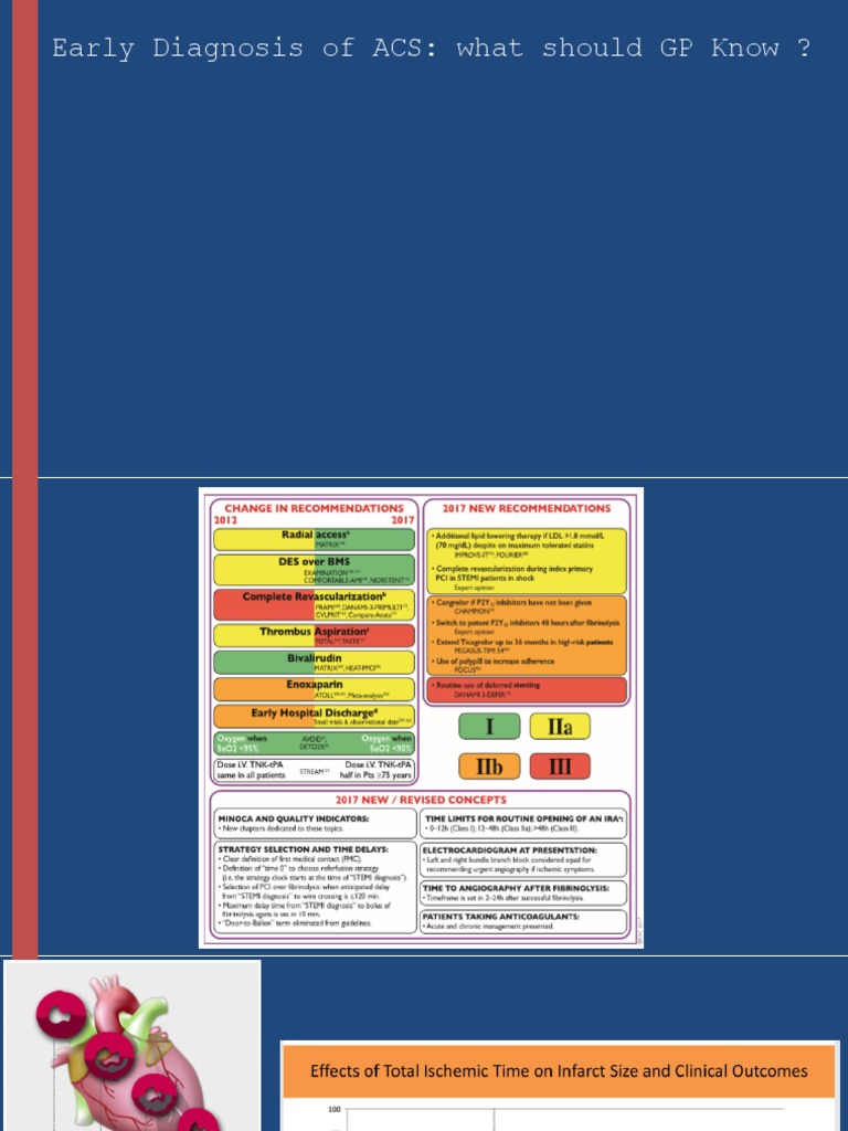 Early Diagnosis in ACS Patients | PDF | Coronary Artery Disease ...