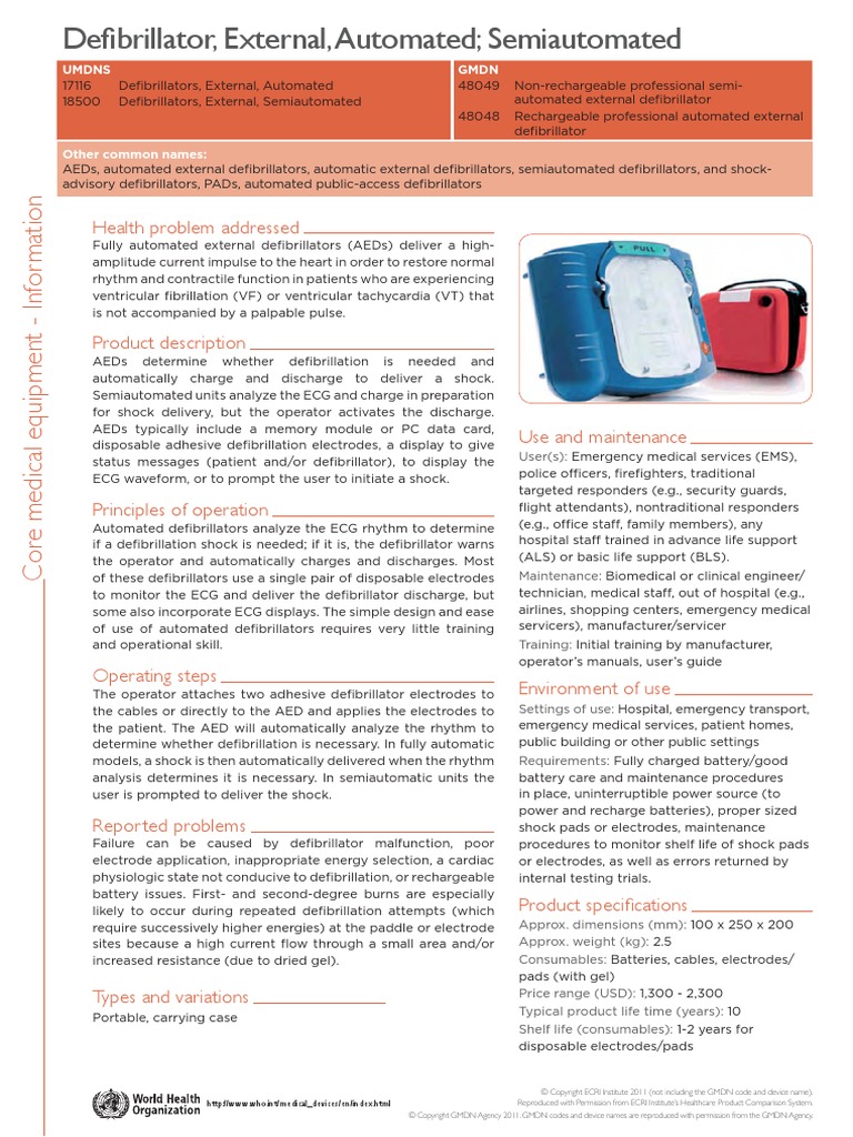 Defibrillator Automatic PDF | PDF | Medicine | Clinical Medicine