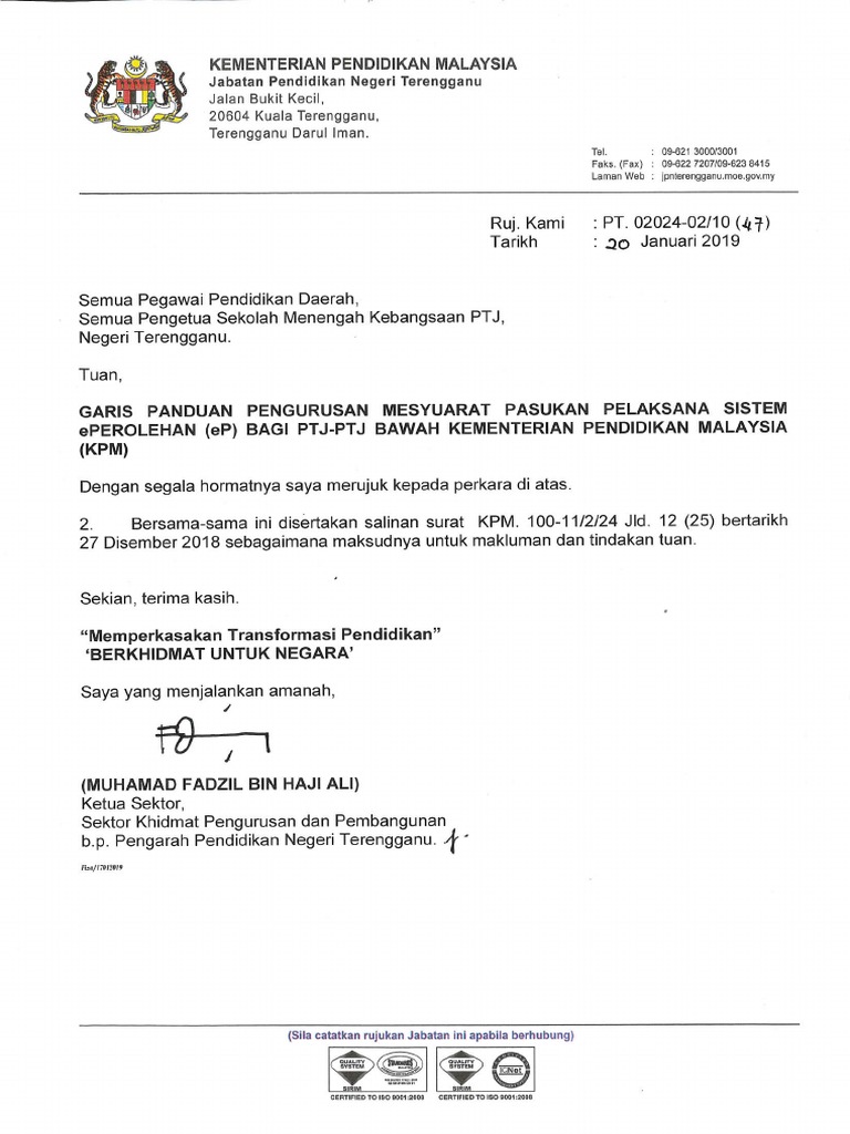 Garis Panduan Eperolehan | PDF