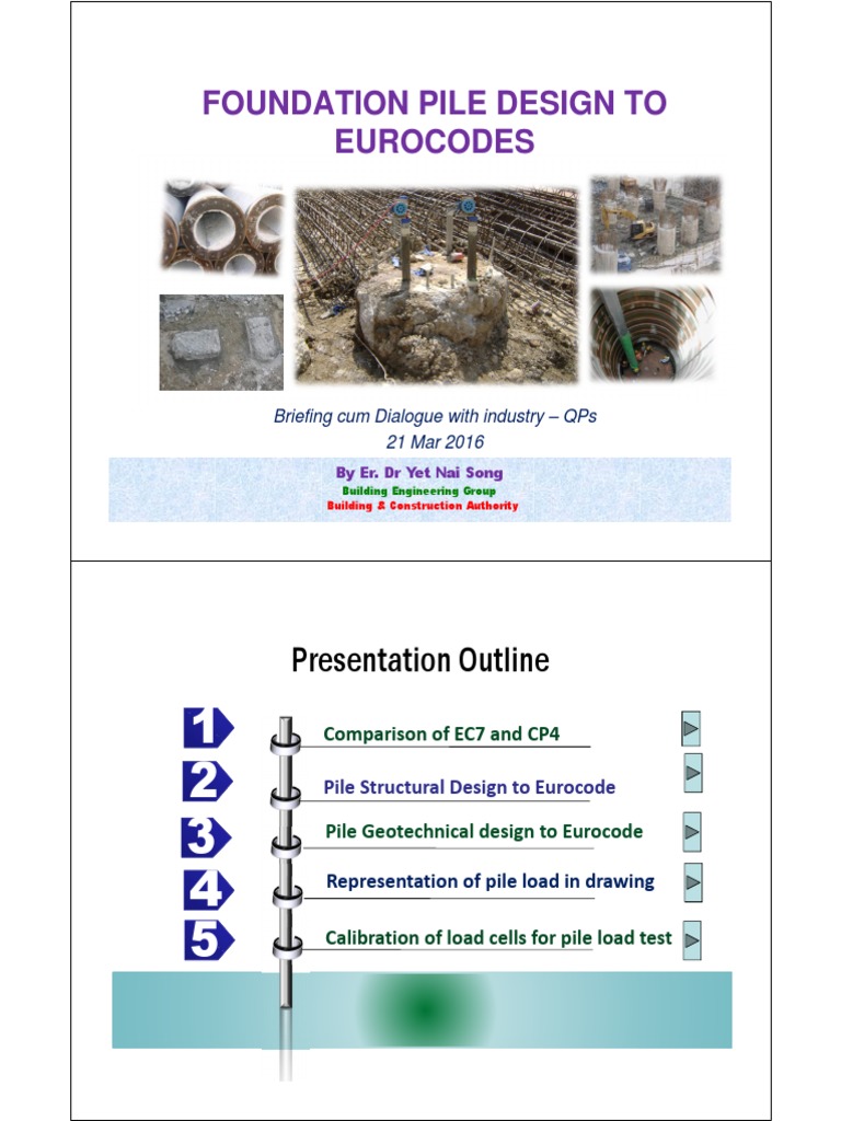 Foundation Pile Design To Eurocodes | PDF | Deep Foundation ...