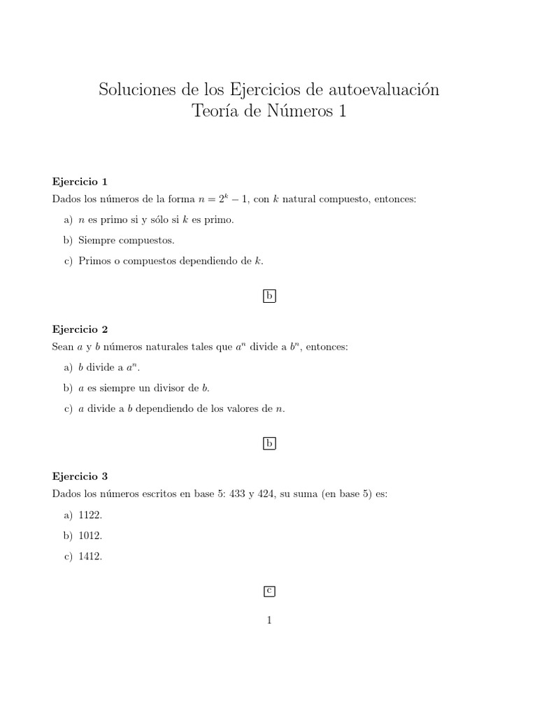 Autoevaluacion T1 - Matematica Discreta | PDF | Número primo | Entero