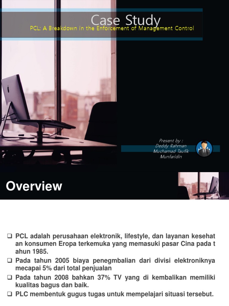 Case Study PCL MCS | PDF