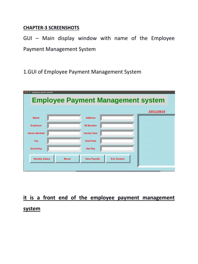 Employee Management System Python | PDF