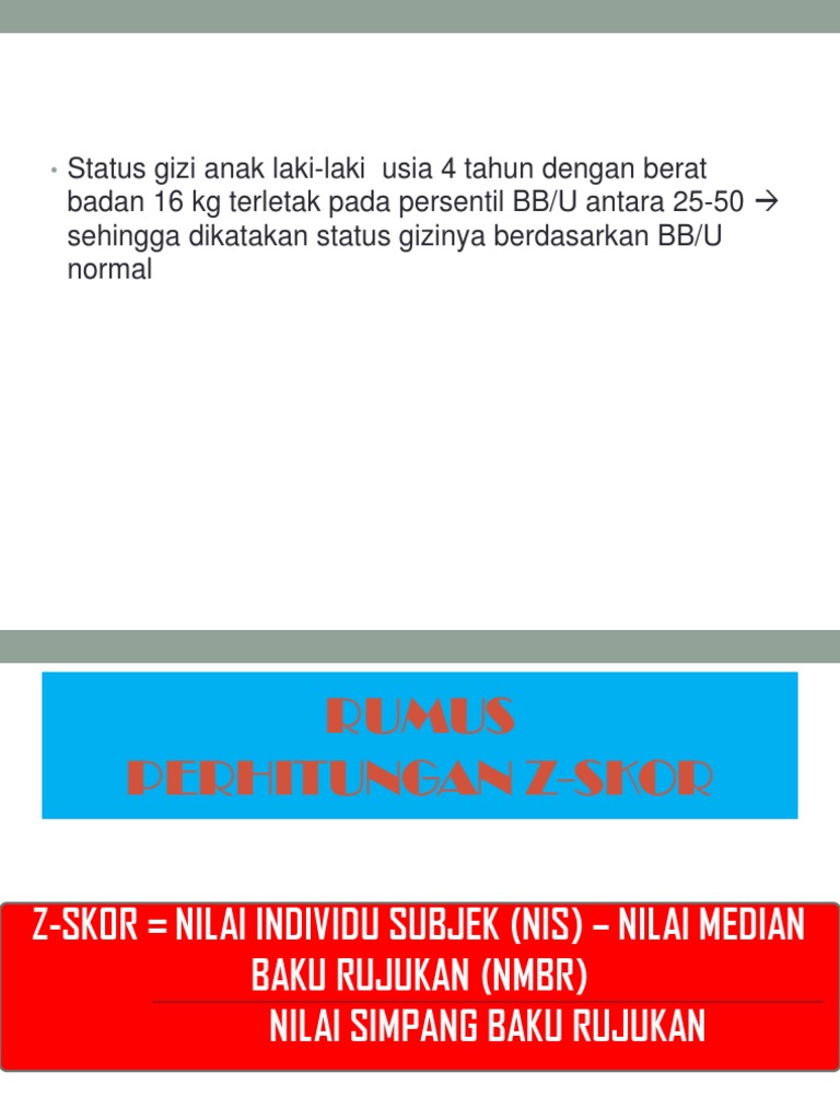 Perhitungan Z Score | PDF