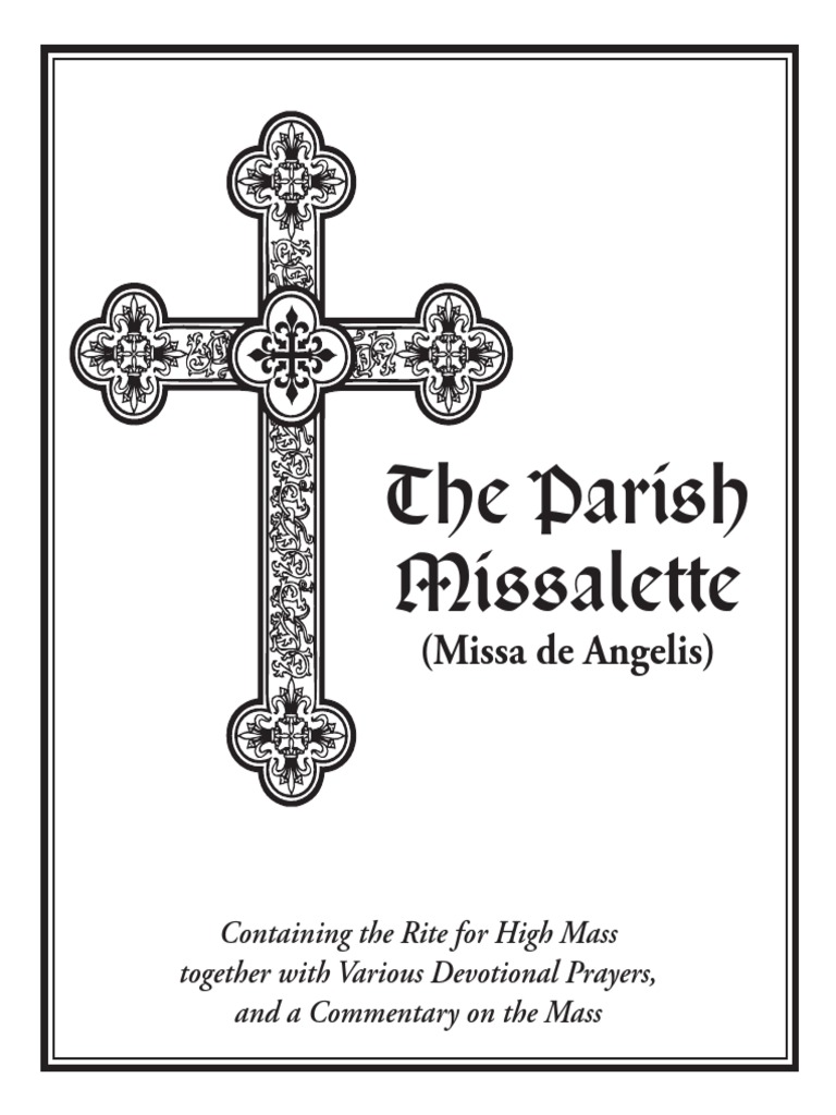 Parish Missalette (De Angel | PDF | Eucharist | Mass (Liturgy)