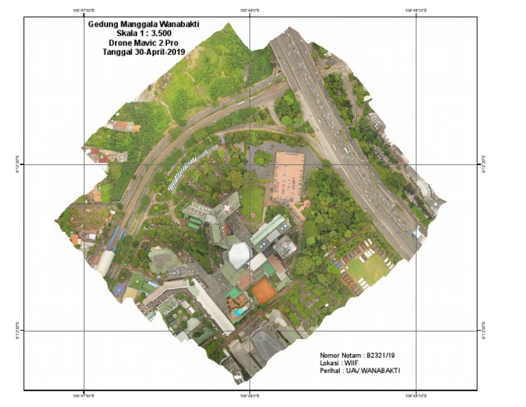 Contoh Layout Gedung Manggala | PDF