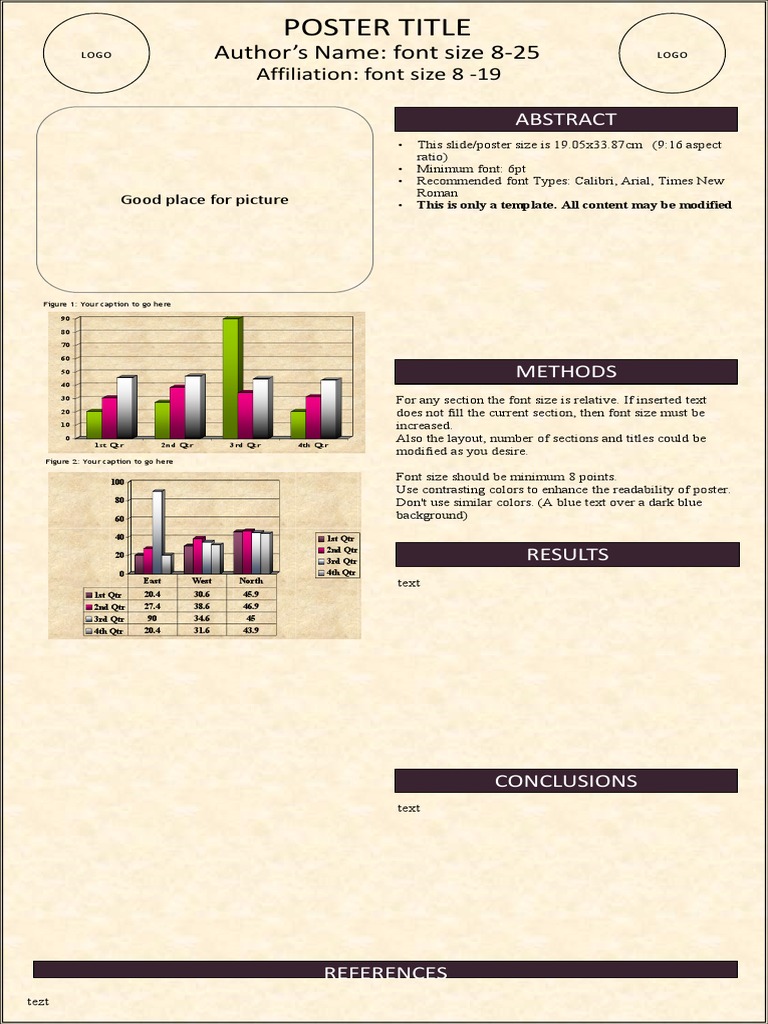 Contoh Template Poster Ilmiah | Download Free PDF | Text | Graphic Design
