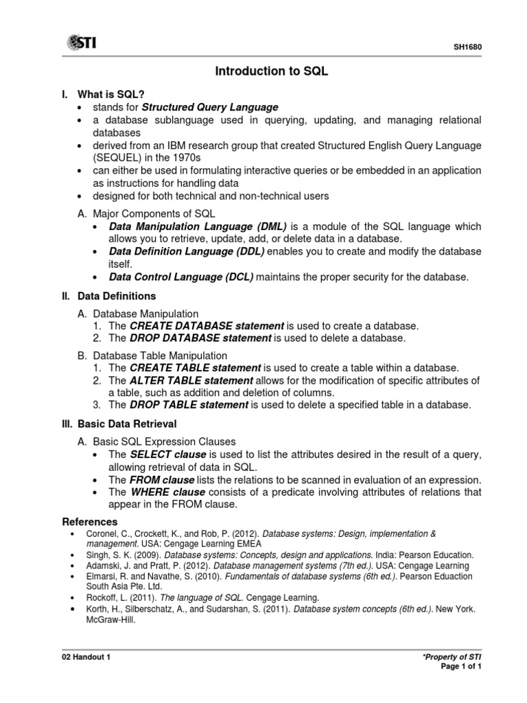 Programming02 Handout 111 PDF | PDF | Sql | Databases