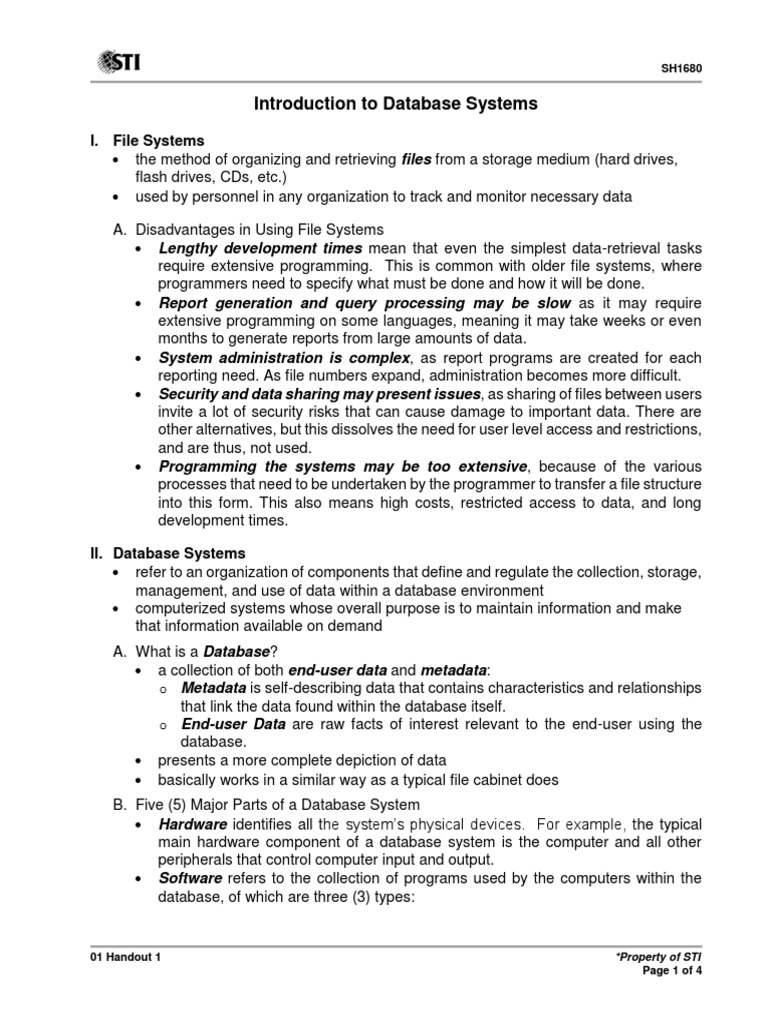 Programming01 Handout 111 PDF | PDF | Conceptual Model | Databases