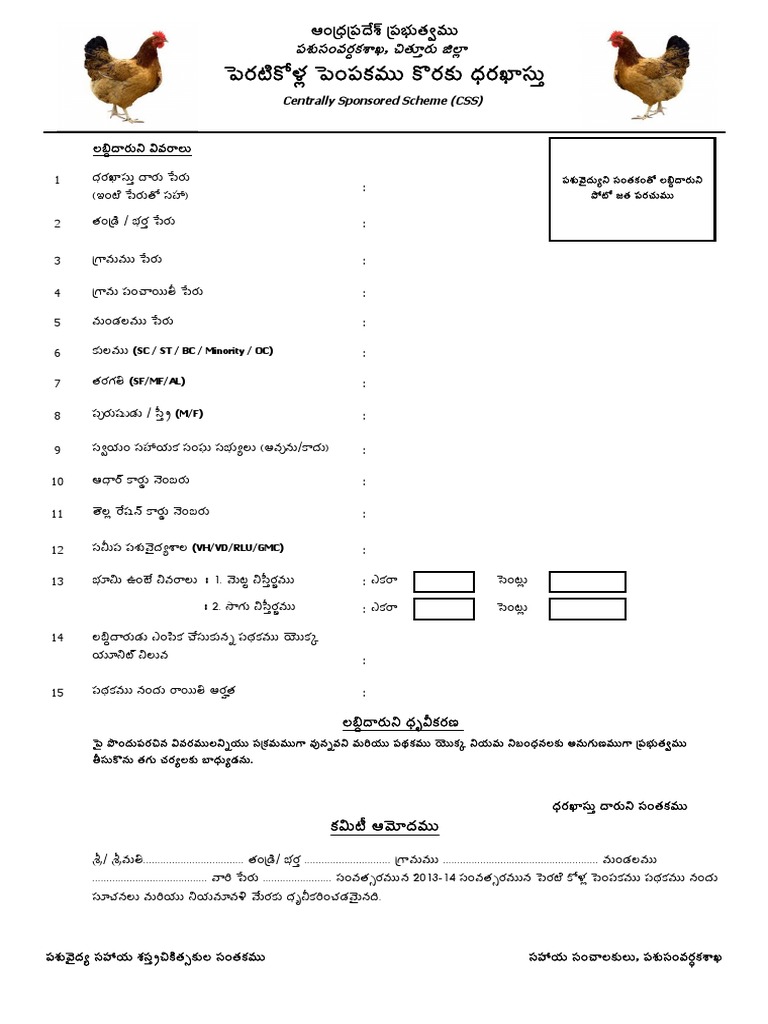 Backyard Poultry Application | PDF