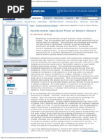 Accelerometer Specifications - Deciphering An Accelerometer's Datasheet | PDF | Accelerometer ...