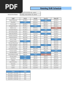 Sunday Duty List and Night Shift List | PDF