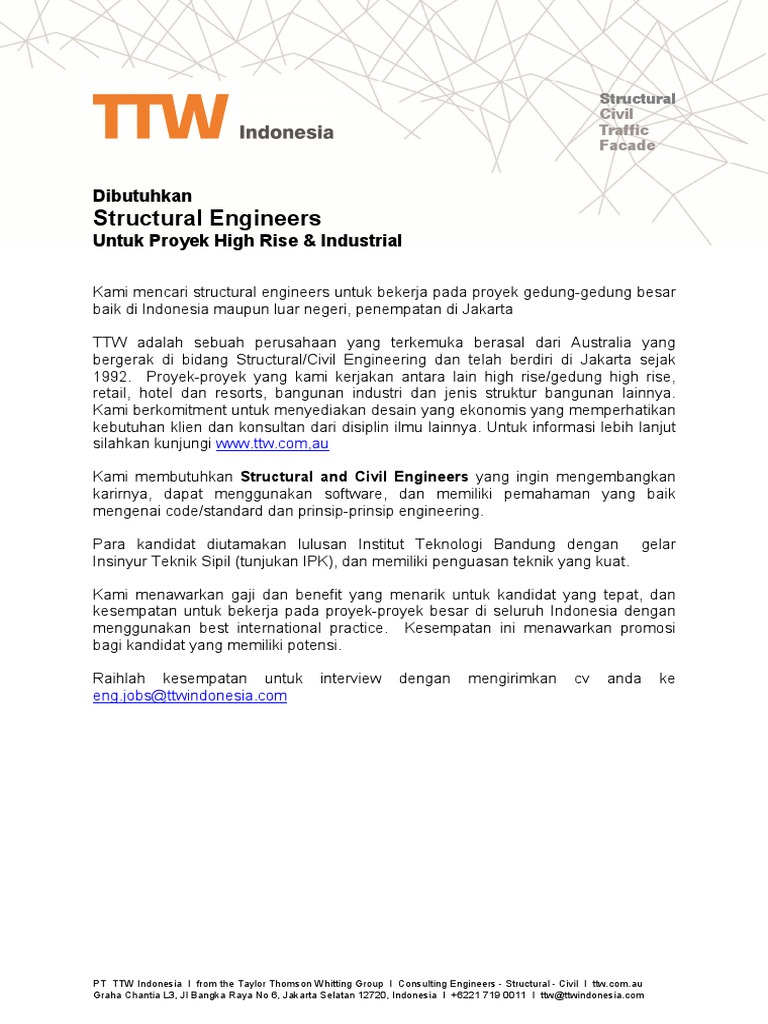 Ad-Structural Engineers 160822 (Ind) ITB | PDF | Bisnis | Seni