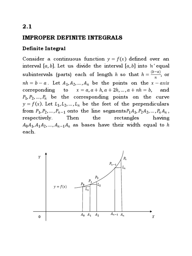 Integral | PDF | Integral | Infinity