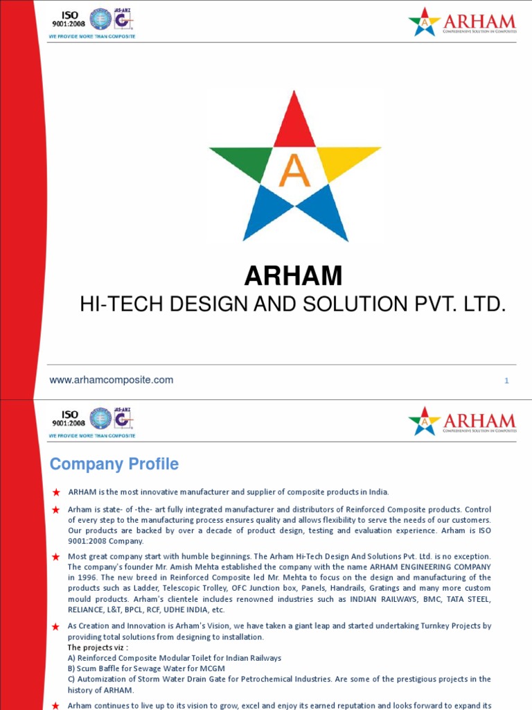 Arham: Hi-Tech Design and Solution Pvt. LTD | PDF | Rail Transport ...