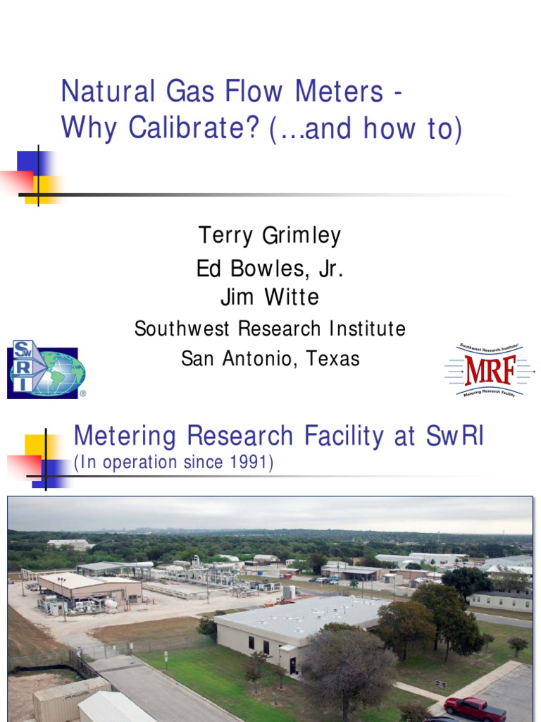 NG Flow Meters Why Calibrate Terry Grimley | PDF | Flow Measurement ...