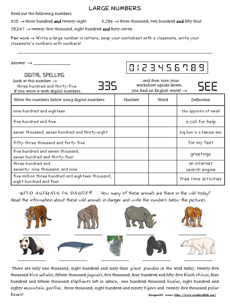 Large Numbers PDF | PDF