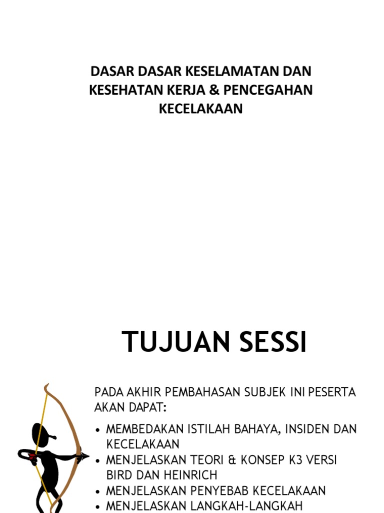 5 Dasar Dasar K3 Pencegahan Kecelakaan Rm Pdf Occupational