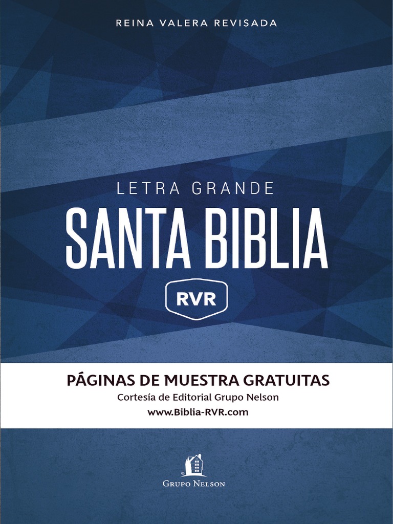 RVR Biblia Letra Grande Muestra Gratuita | PDF | Adán y Eva | Biblia