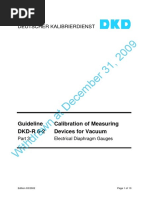 DKD-R 6-1 2016 | PDF | Calibration | Pressure Measurement