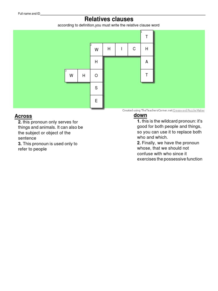 Relative Clauses | PDF