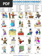 Occupations Vocabulary Esl Picture Dictionary Worksheets For Kids | PDF