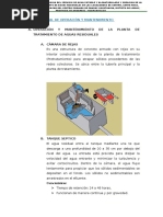 Manual de O&M-PTAR-g | PDF | Aguas residuales | Tanques