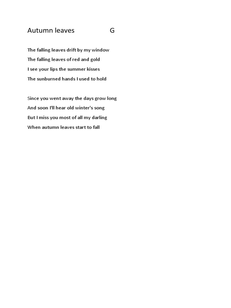 Jazz Standard Lyrics | PDF | Salvation