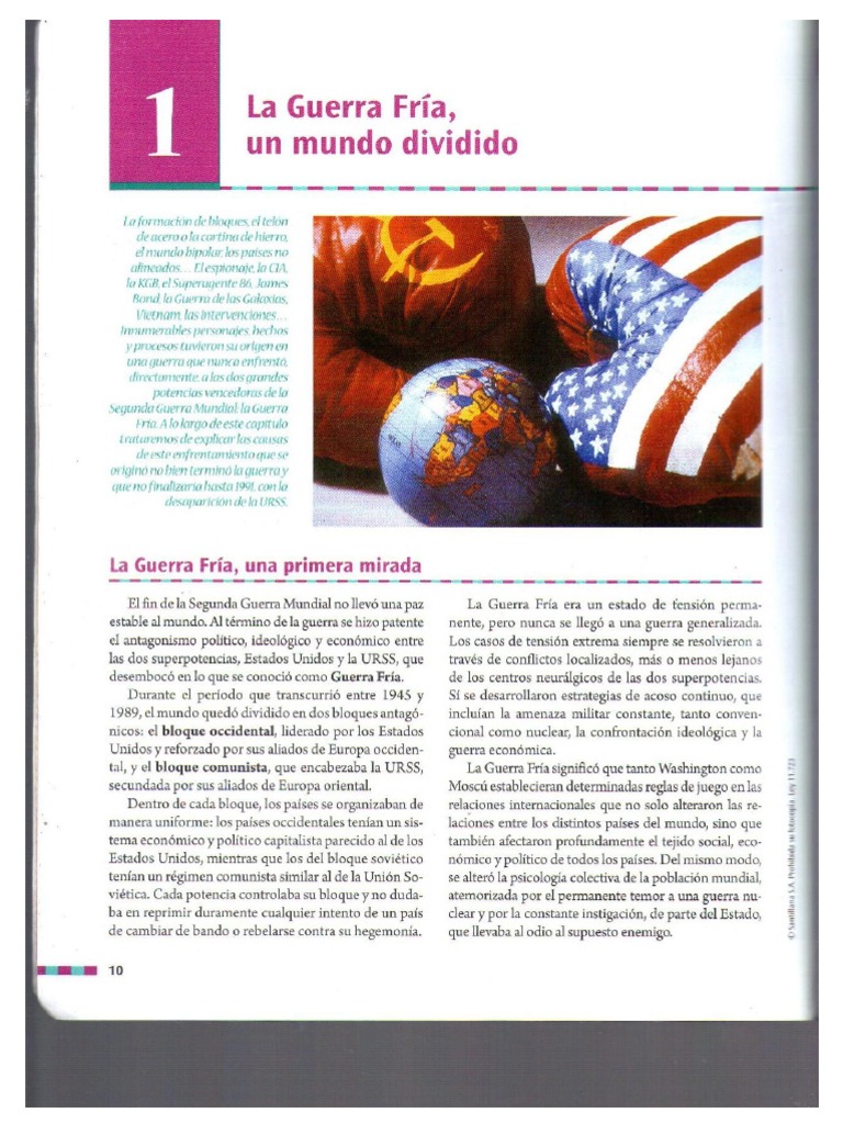 Guerra Fría - Texto Escolar | PDF