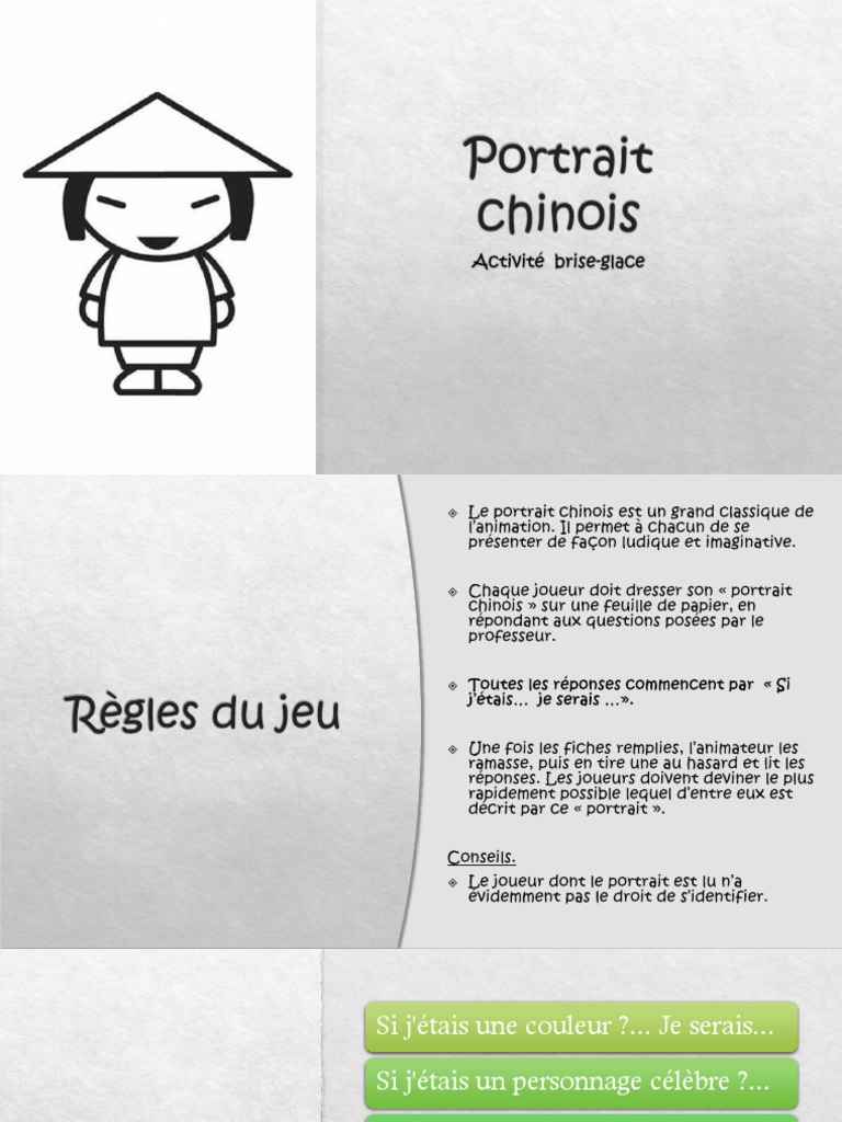 Portrait Chinois | PDF