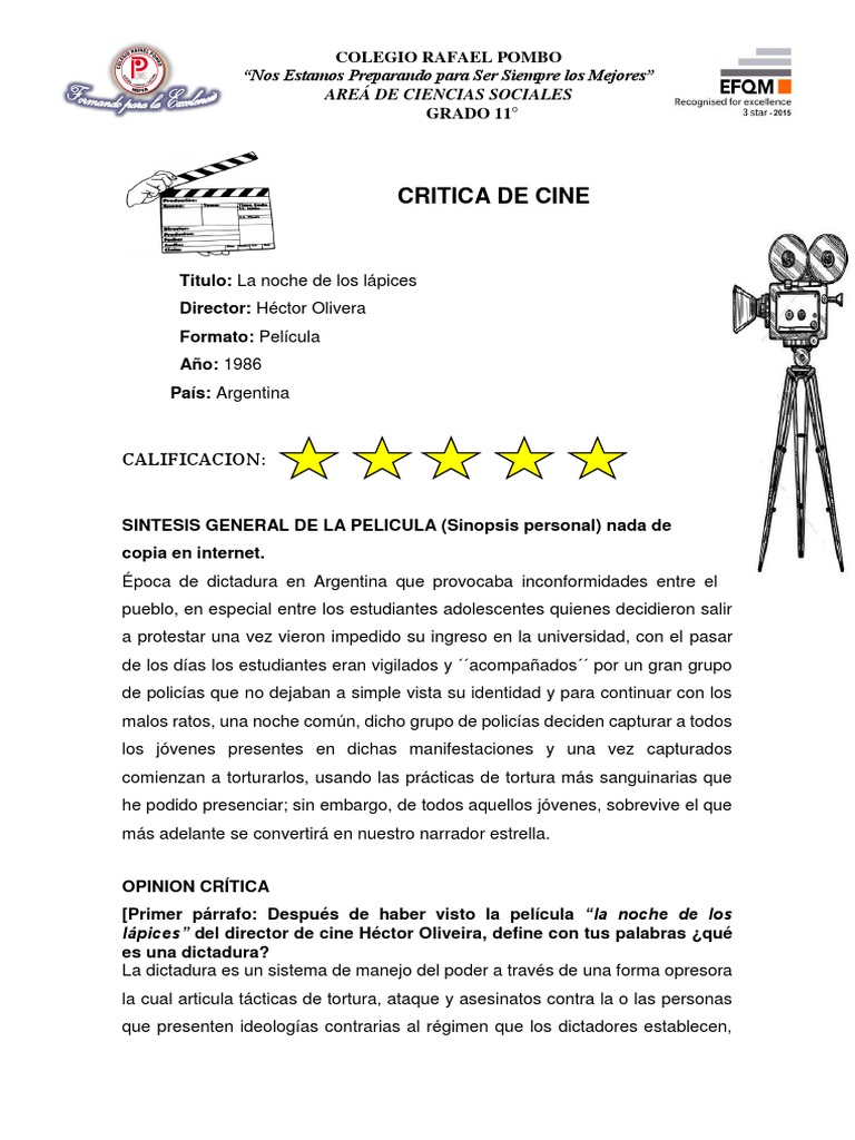 Análisis de "La Noche de los Lápices" | PDF | Dictadura | Democracia