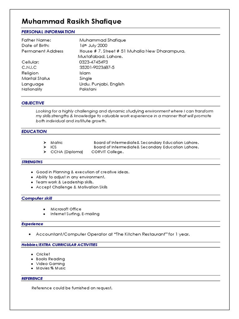 Muhammad Rasikh | PDF