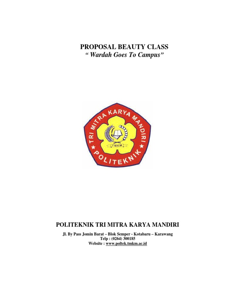 Proposal Beauty Class Wardah 2018 | PDF