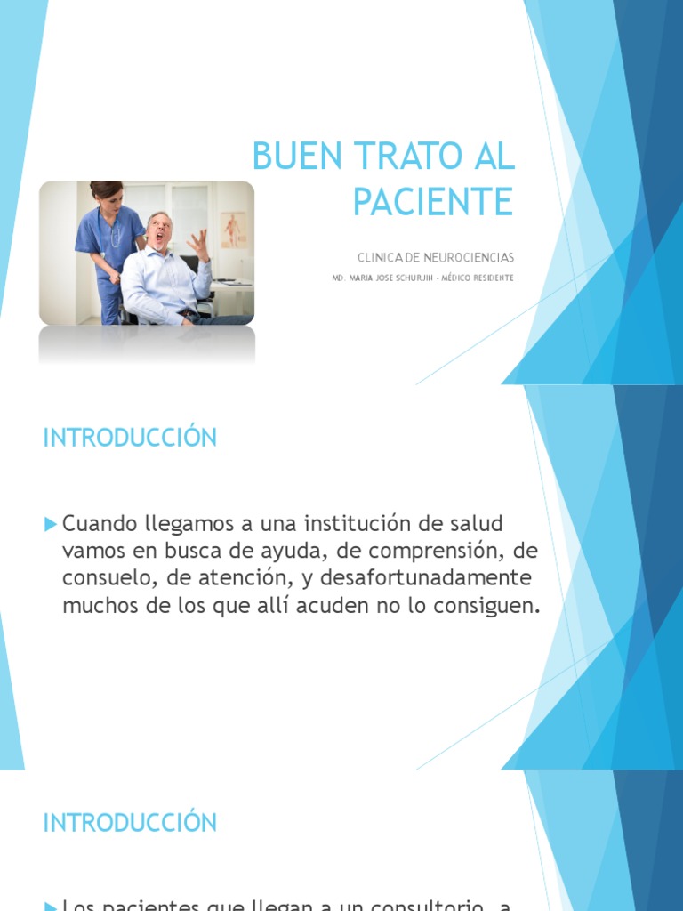 Buen Trato Al Paciente | PDF | Negociación | Empatía