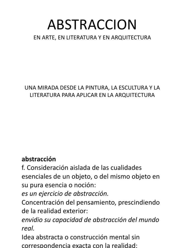 Abstracción de La Forma | PDF | Arte abstracto | Escultura