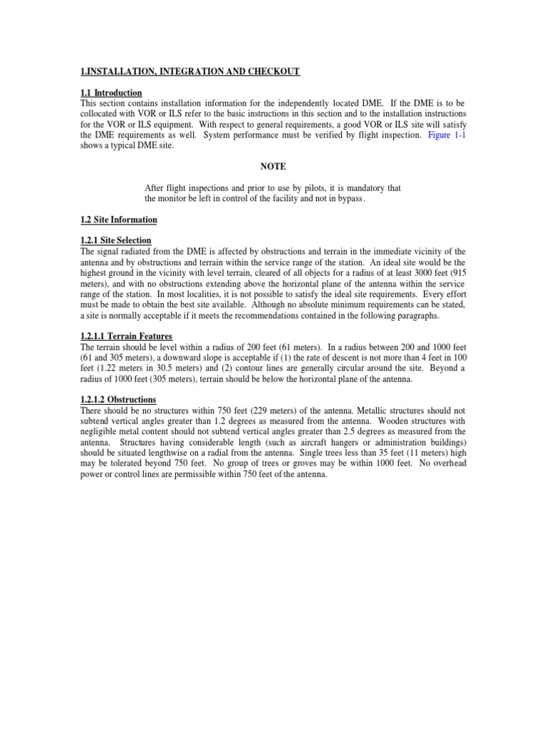 DMEL2 User Manual 1 (Aviation Services DME Transmitter) by Selex ...