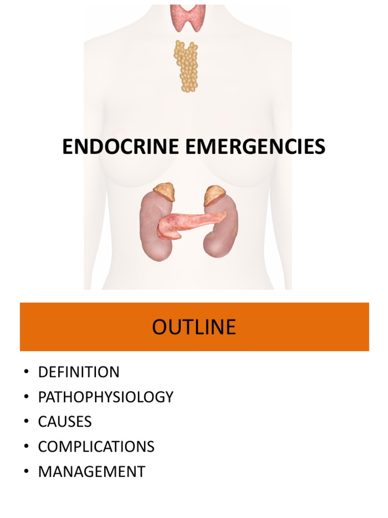 Endocrine Emergencies Compiled | PDF | Hypoglycemia | Adrenal Gland