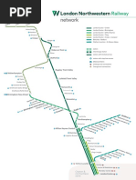 Great Northern Route Map | PDF | Rail Transport | Public Transport