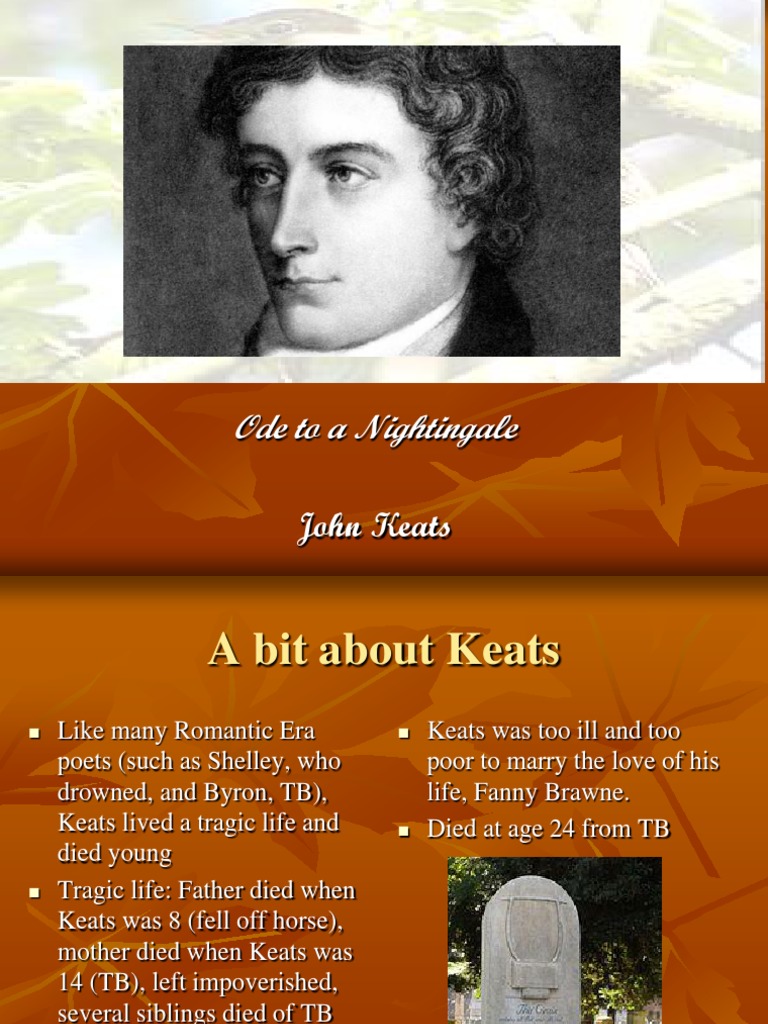 Keats Ode To A Nightingale | PDF | John Keats | Horace