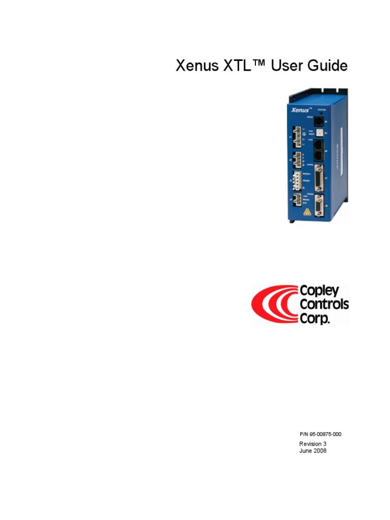 XTL XSJ Xenus User Guide Manual | PDF | Servomechanism | Amplifier