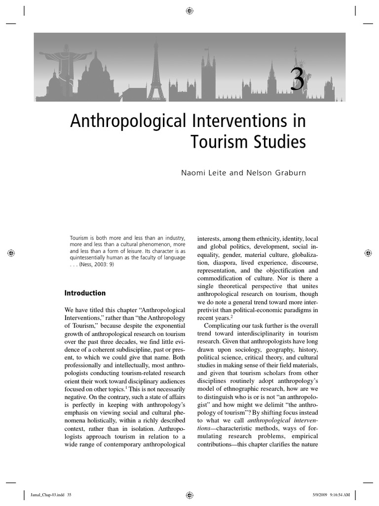 Leite N. Graburn N. 2009 Anthropological Interventions in Tourism | PDF ...