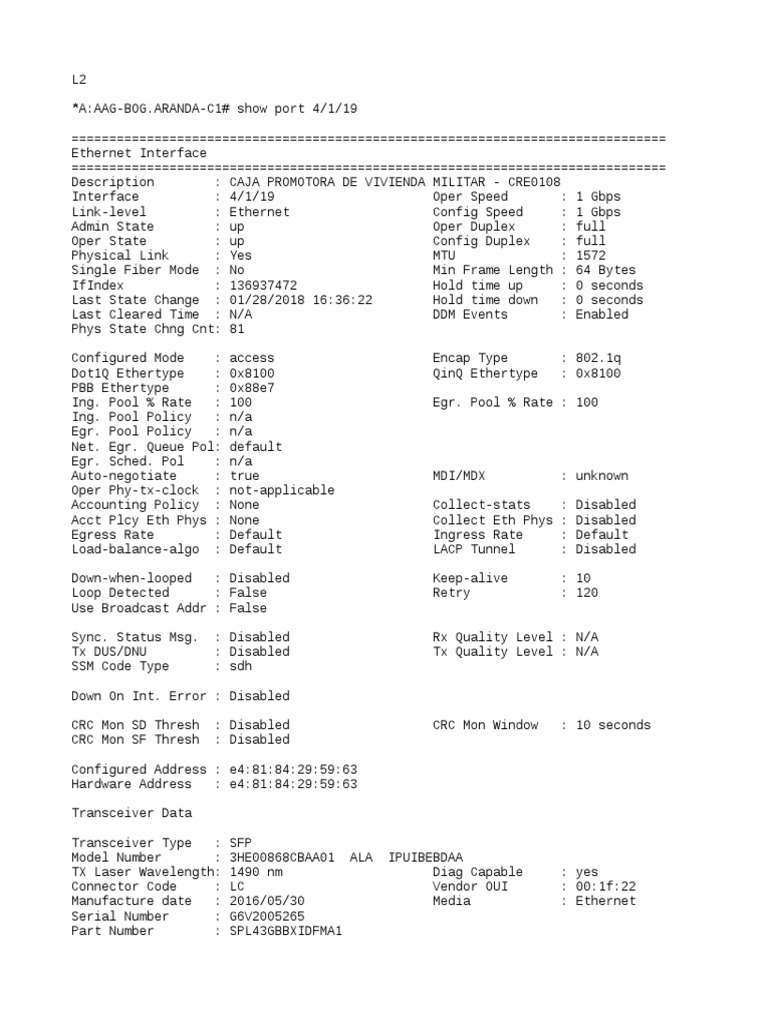 Configuracion Juniper | PDF | Internet Standards | Computer Standards