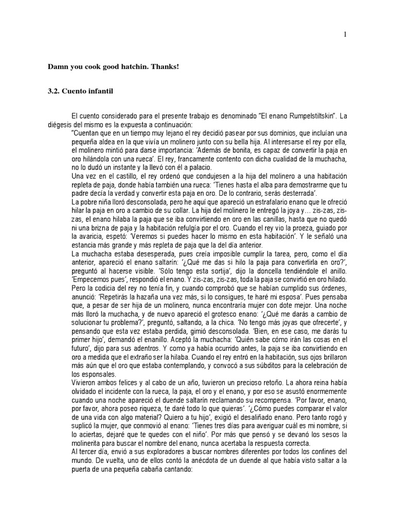 Diagrama de Secuencia Del Cuento La Vida y Obra de Hatchin | PDF