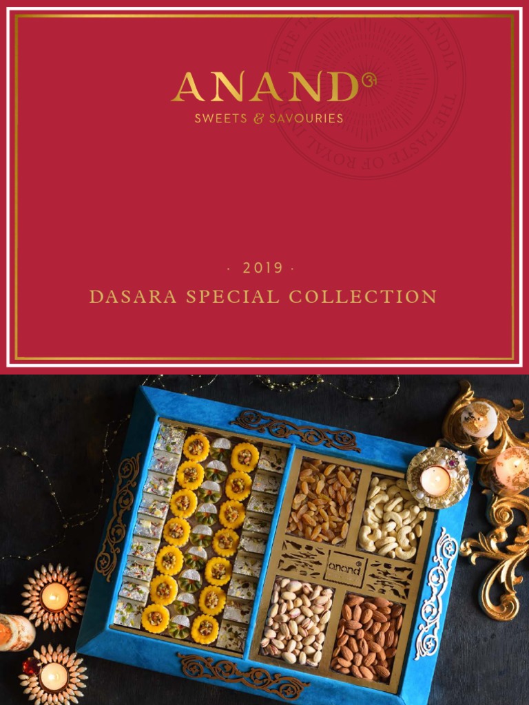 Dasara Sweet Collectionsmenu List | PDF | Indian Cuisine | Edible Nuts ...